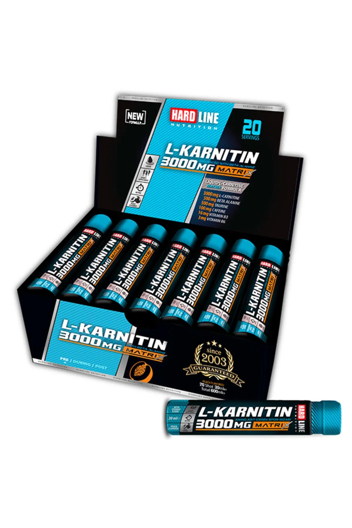 Hardline L-Karnitin Matrix 3000 Mg 20 Ampul - 849 TL